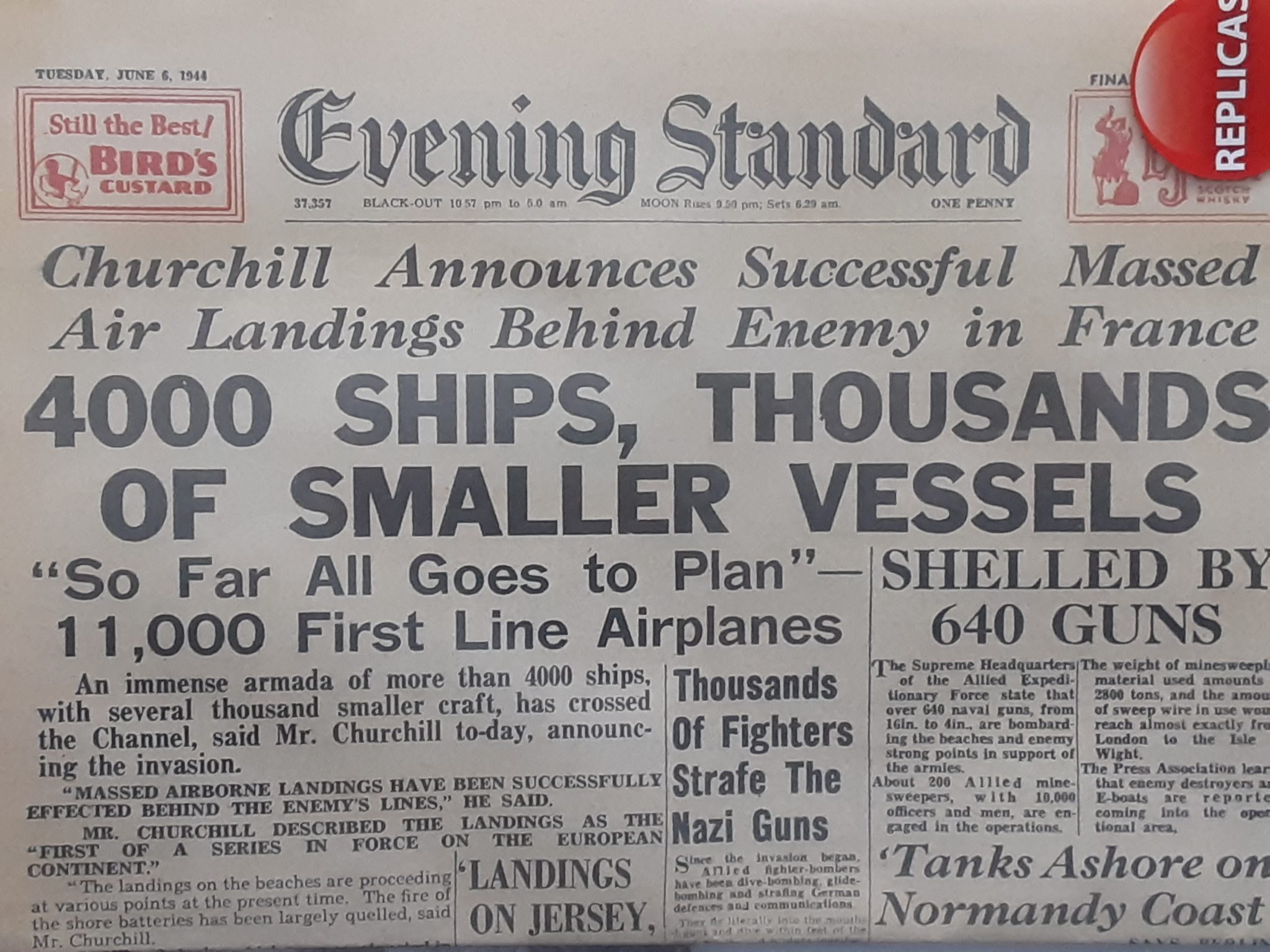 World War II Newspaper Replica – Canadian War Museum Boutique