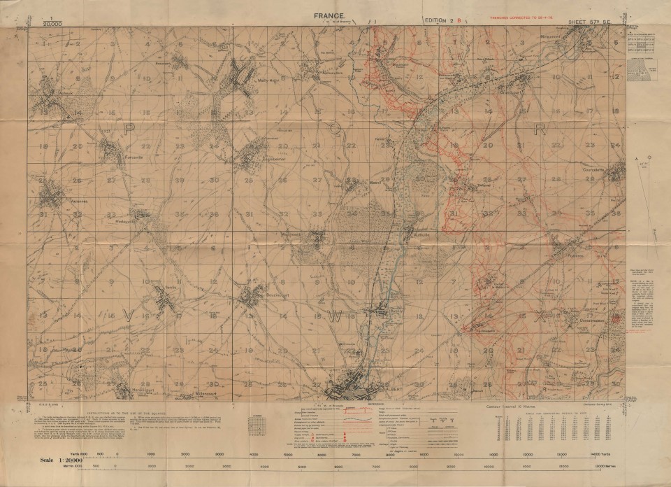Archival Documents - Maps | Canada and the First World War