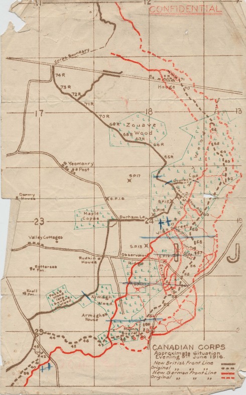 Archival Documents - Maps | Canada and the First World War