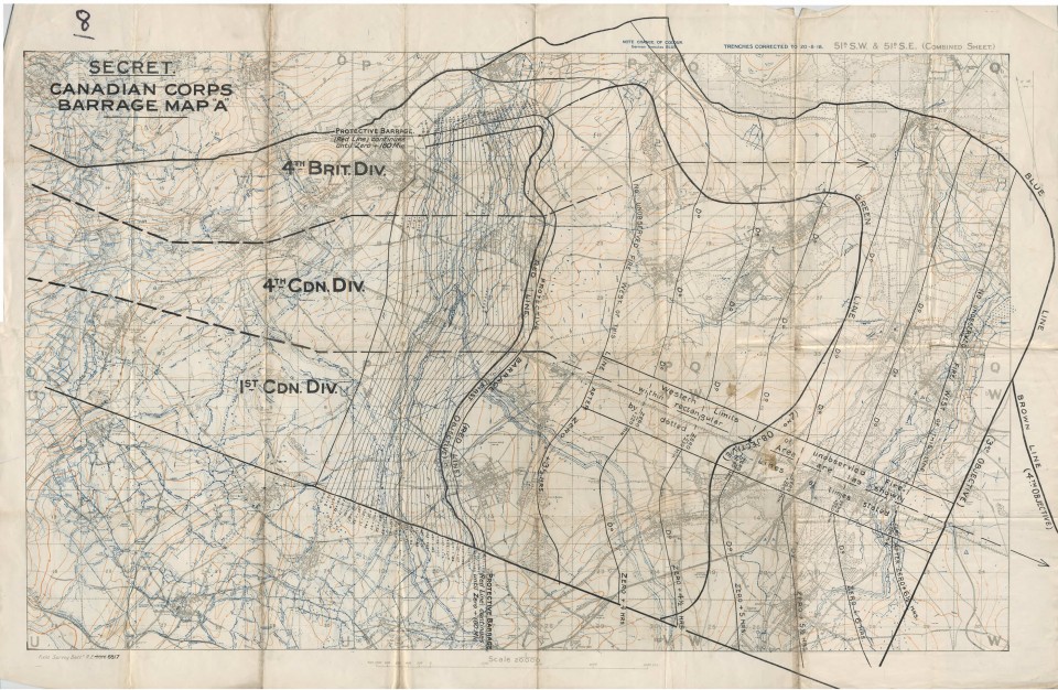 Archival Documents - Maps | Canada and the First World War