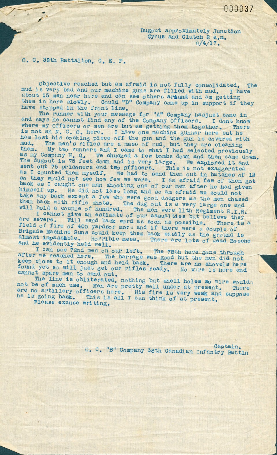 Archival Documents - Military Documents | Canada and the First World War