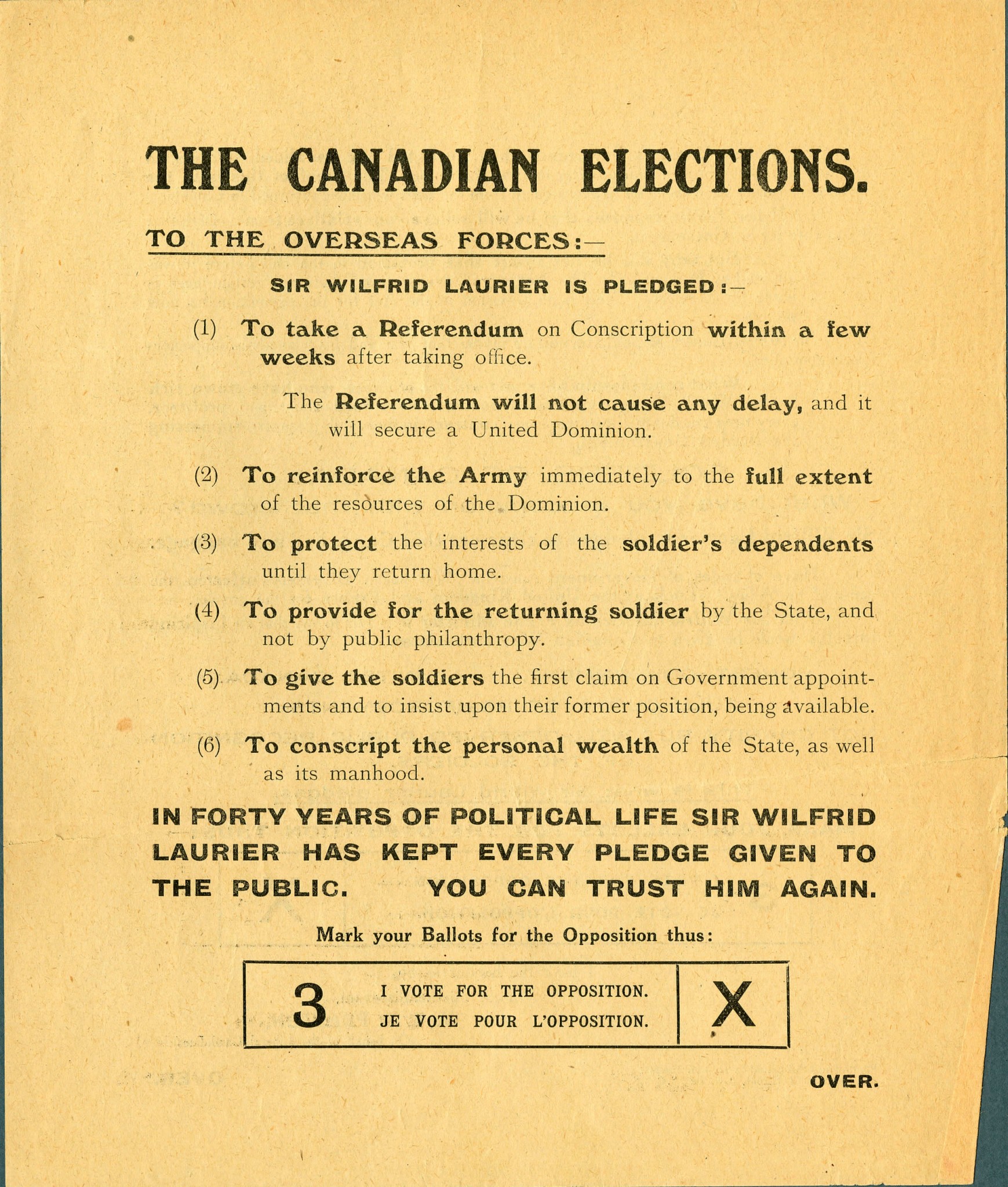 Archival Documents - Government Documents | Canada and the First World War
