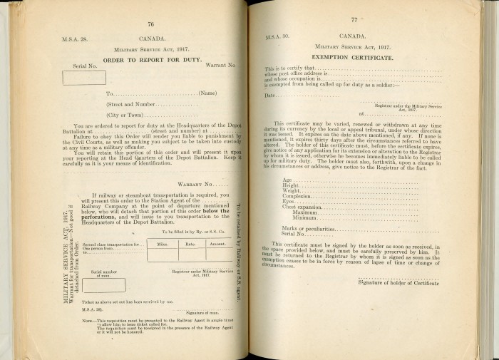 Archival Documents - Government Documents | Canada and the First World War