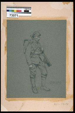 Canadian Soldiers Drawing